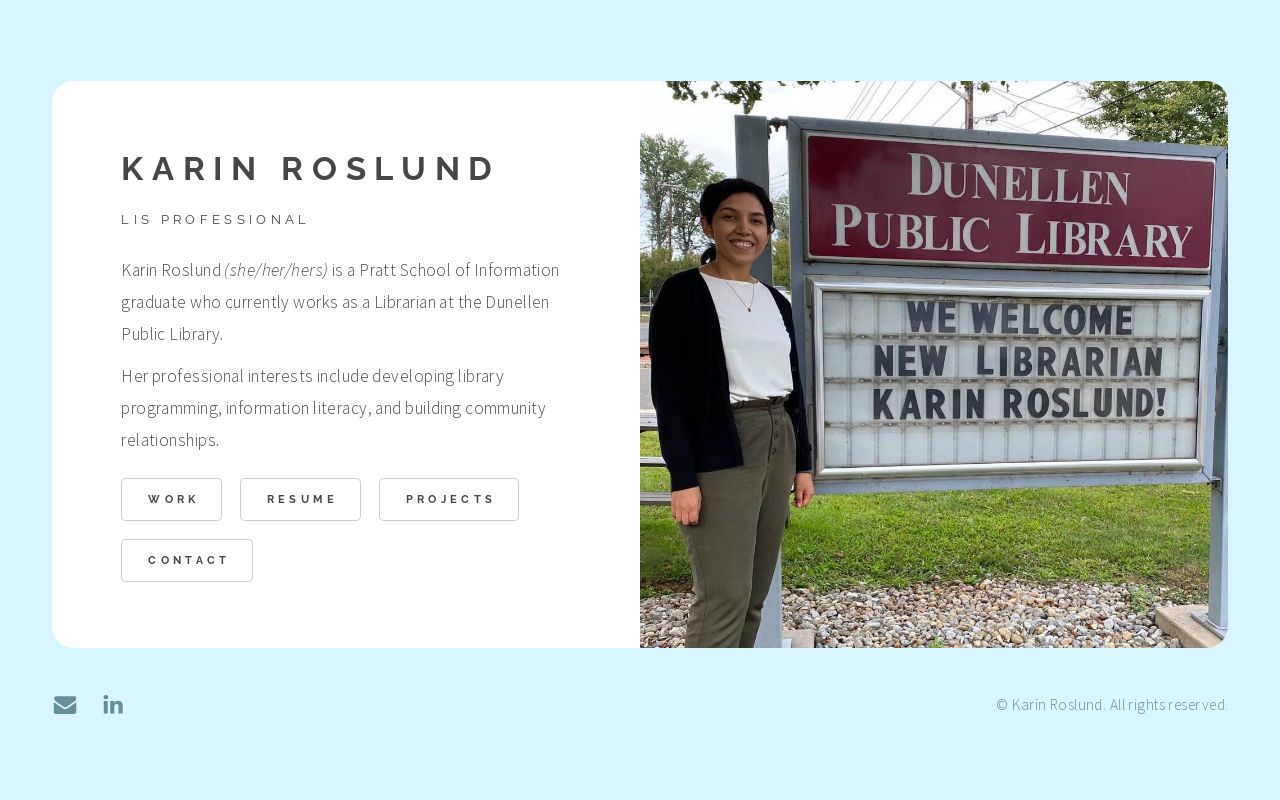 Karin Roslund Portfolio